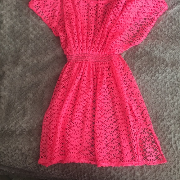 Swim | Hot Pink Beach Cover Up | Poshmark